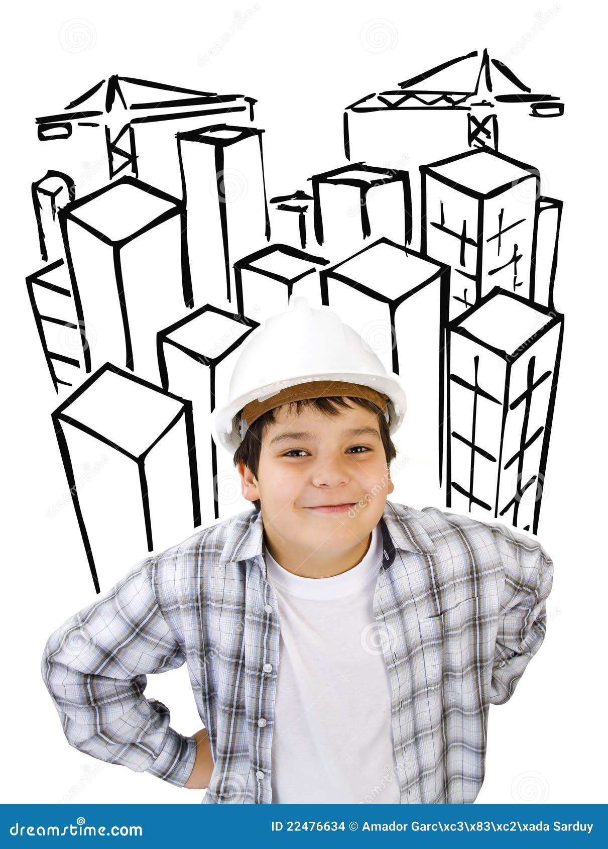 Future builder stock photo. Image of isolated, profession - 22476634