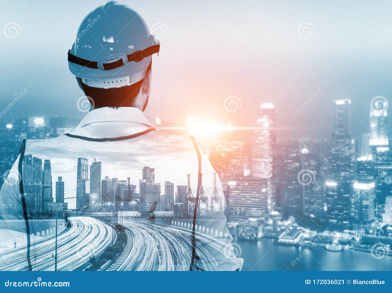 Future Building Construction Engineering Project Stock Image - Image of ...