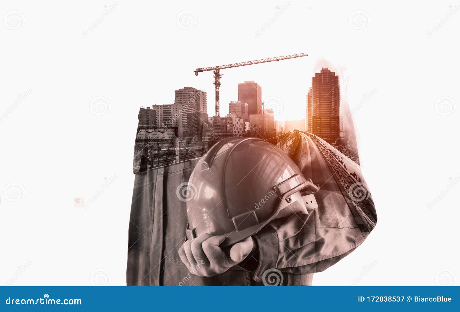 Future Building Construction Engineering Project Stock Image - Image of ...