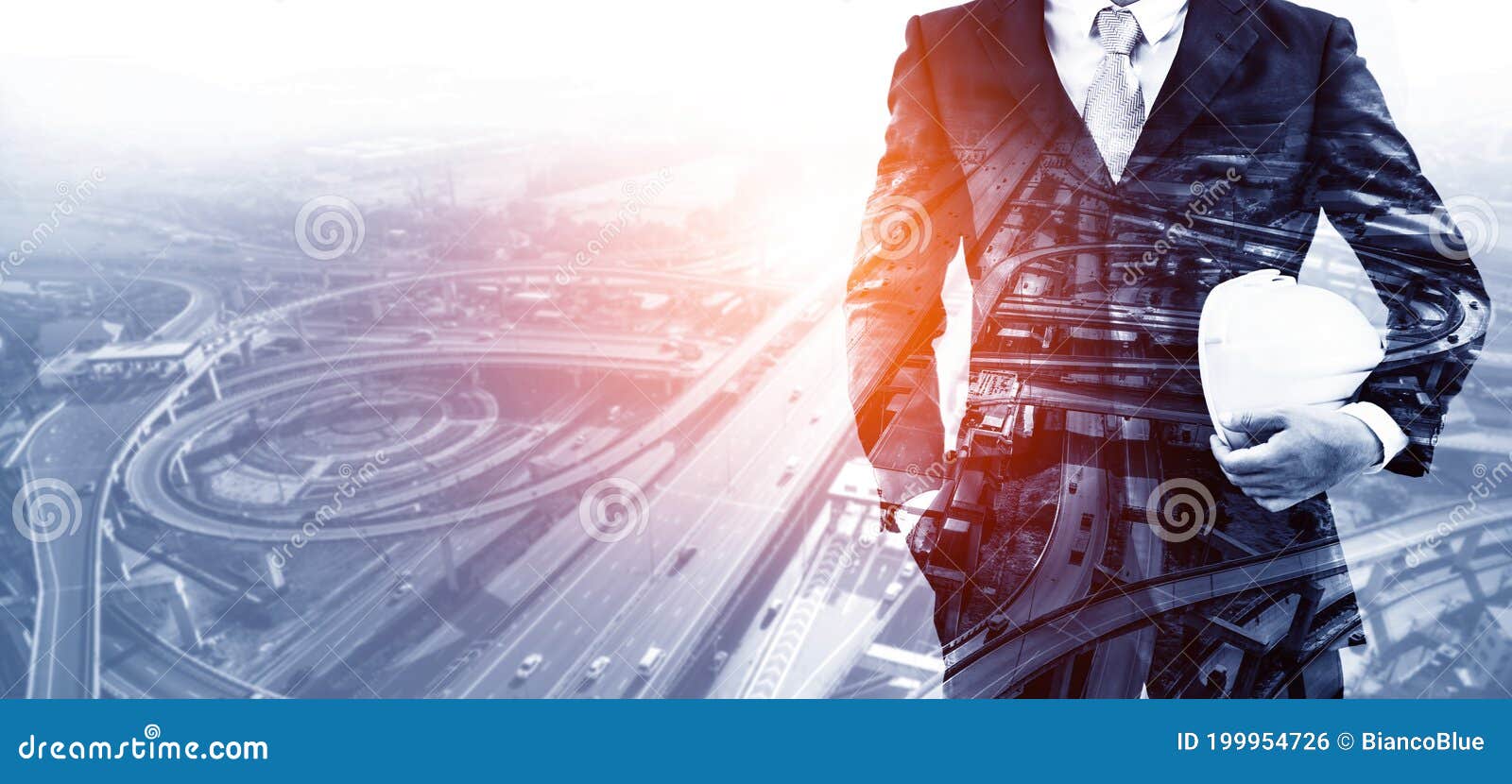 Future Building Construction Engineering Project. Stock Photo - Image ...