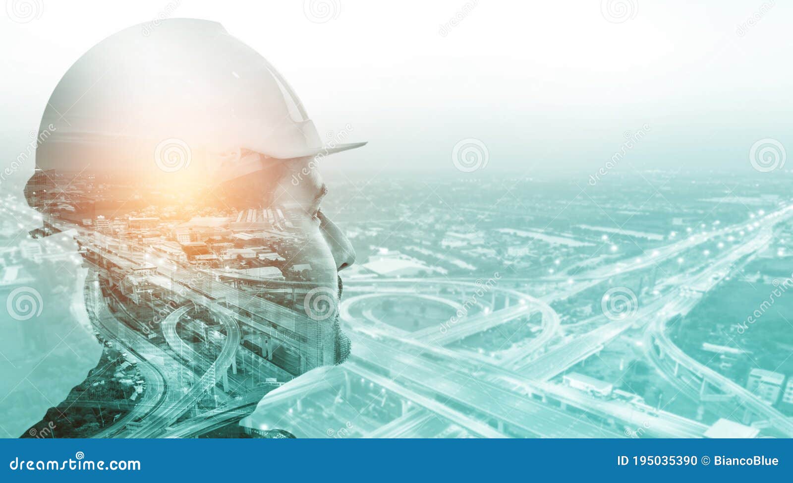 Future Building Construction Engineering Project. Stock Photo - Image ...