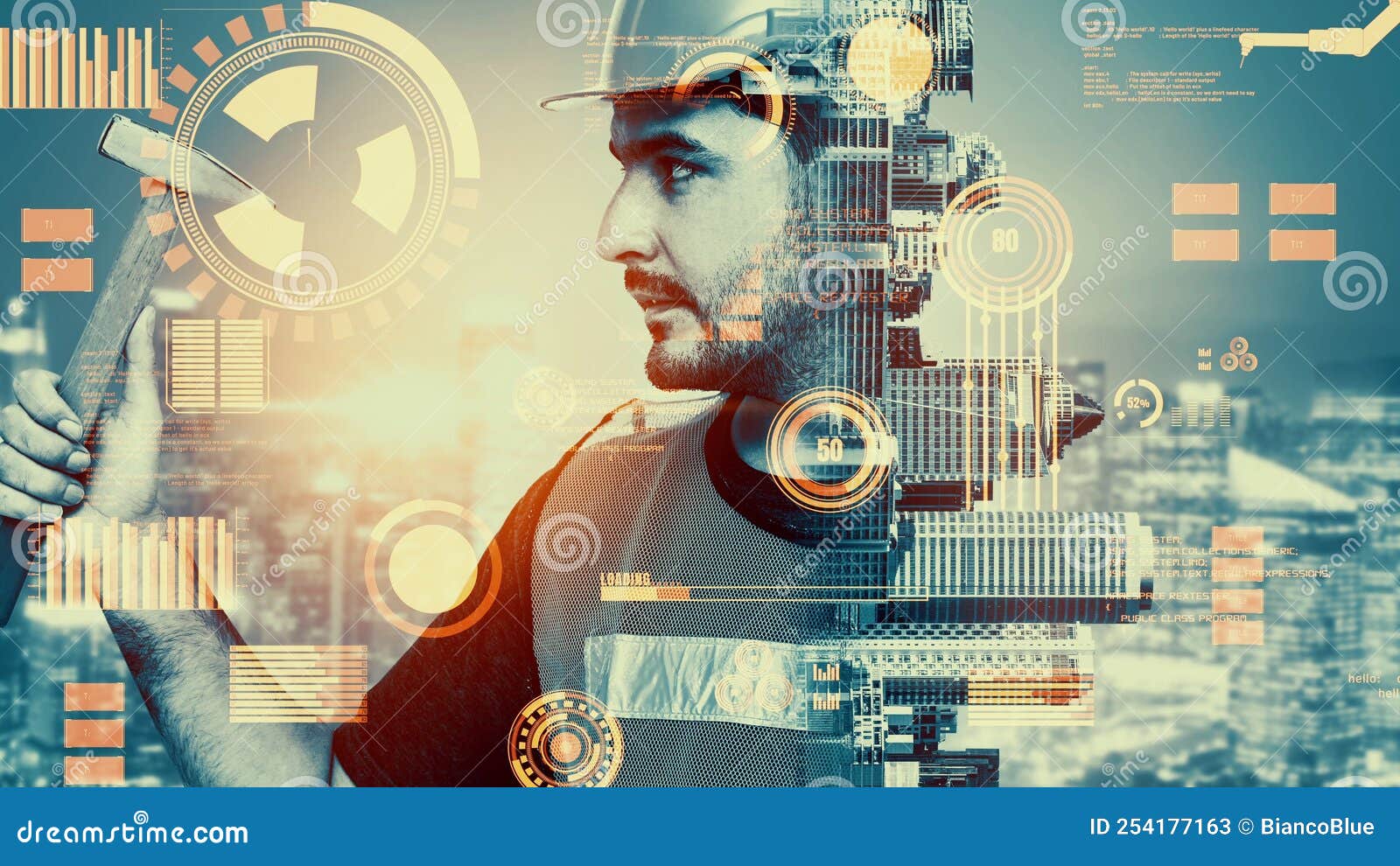 Future Building Construction and Inventive Engineering Project Stock ...