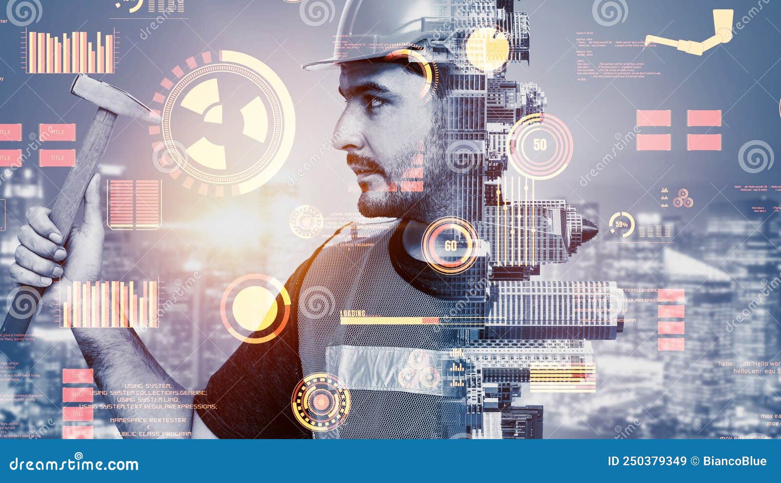 Future Building Construction and Inventive Engineering Project Stock ...