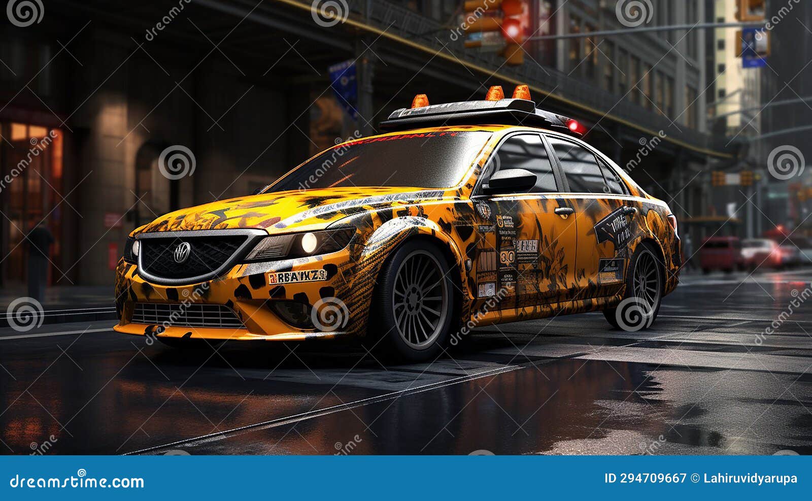 Future Cab Concept Art stock illustration. Illustration of models ...