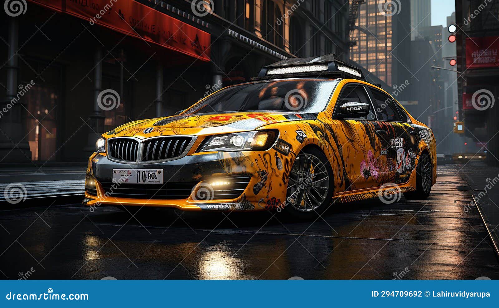 Future Cab Concept Art Stock Photo | CartoonDealer.com #294709692