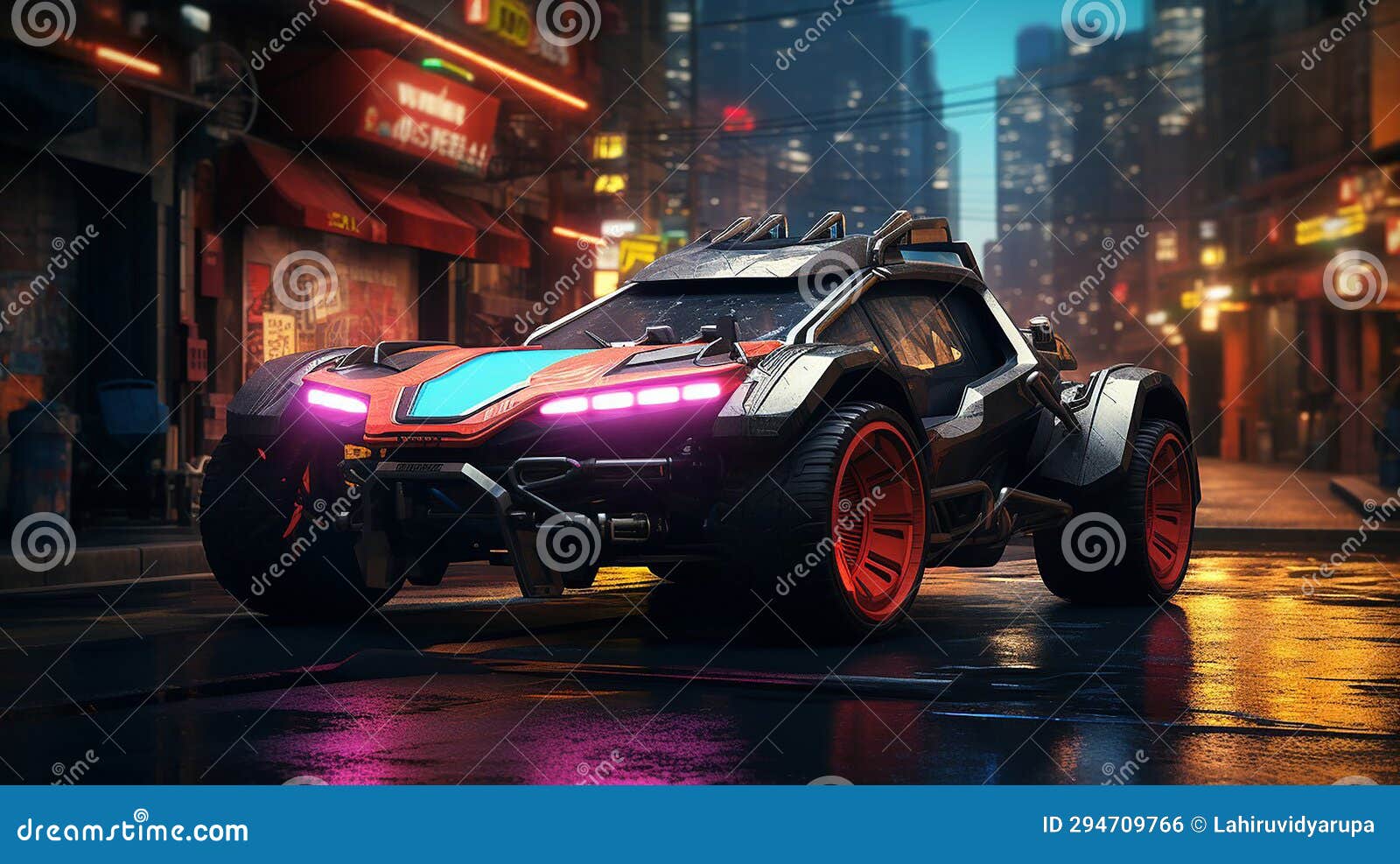 Future Cab Concept Art stock illustration. Illustration of edge - 294709766