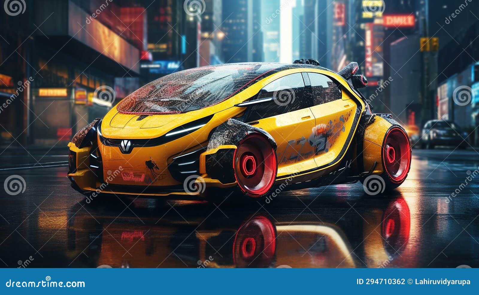 Future Cab Concept Art stock illustration. Illustration of ...