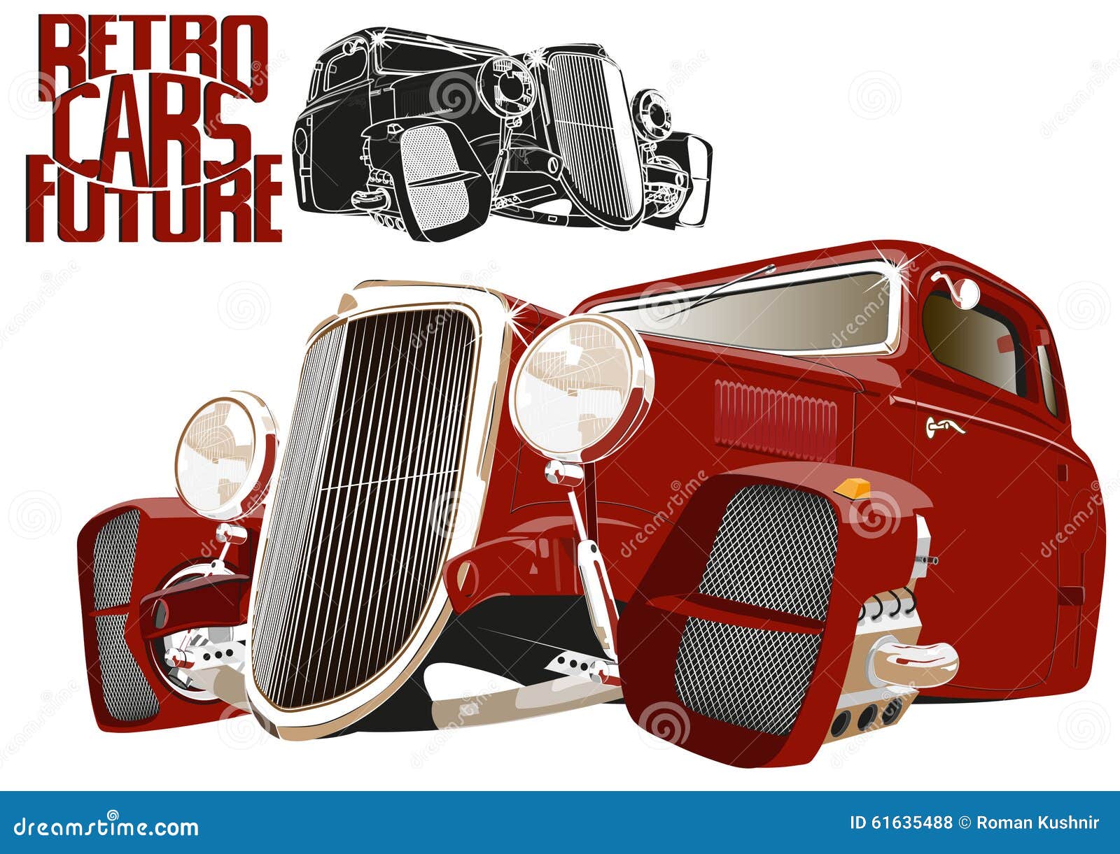 Future car 1 stock vector. Illustration of earth, cartoon - 61635488