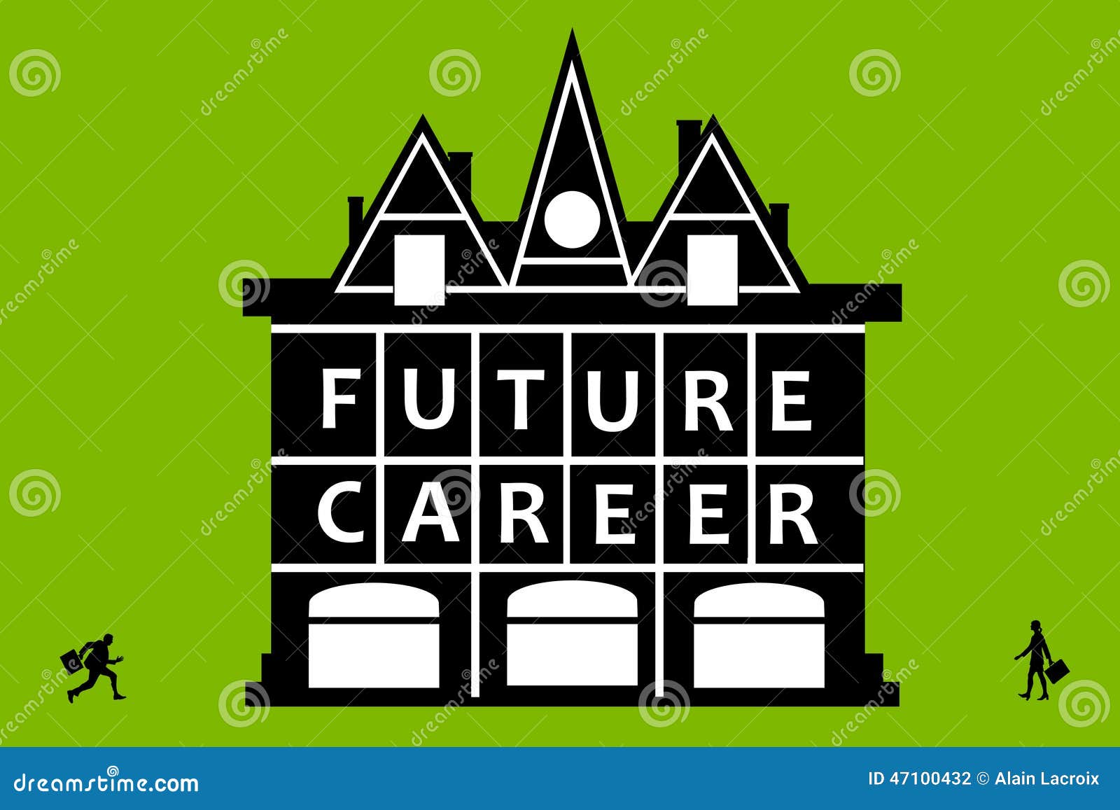 Future career stock illustration. Illustration of learning - 47100432