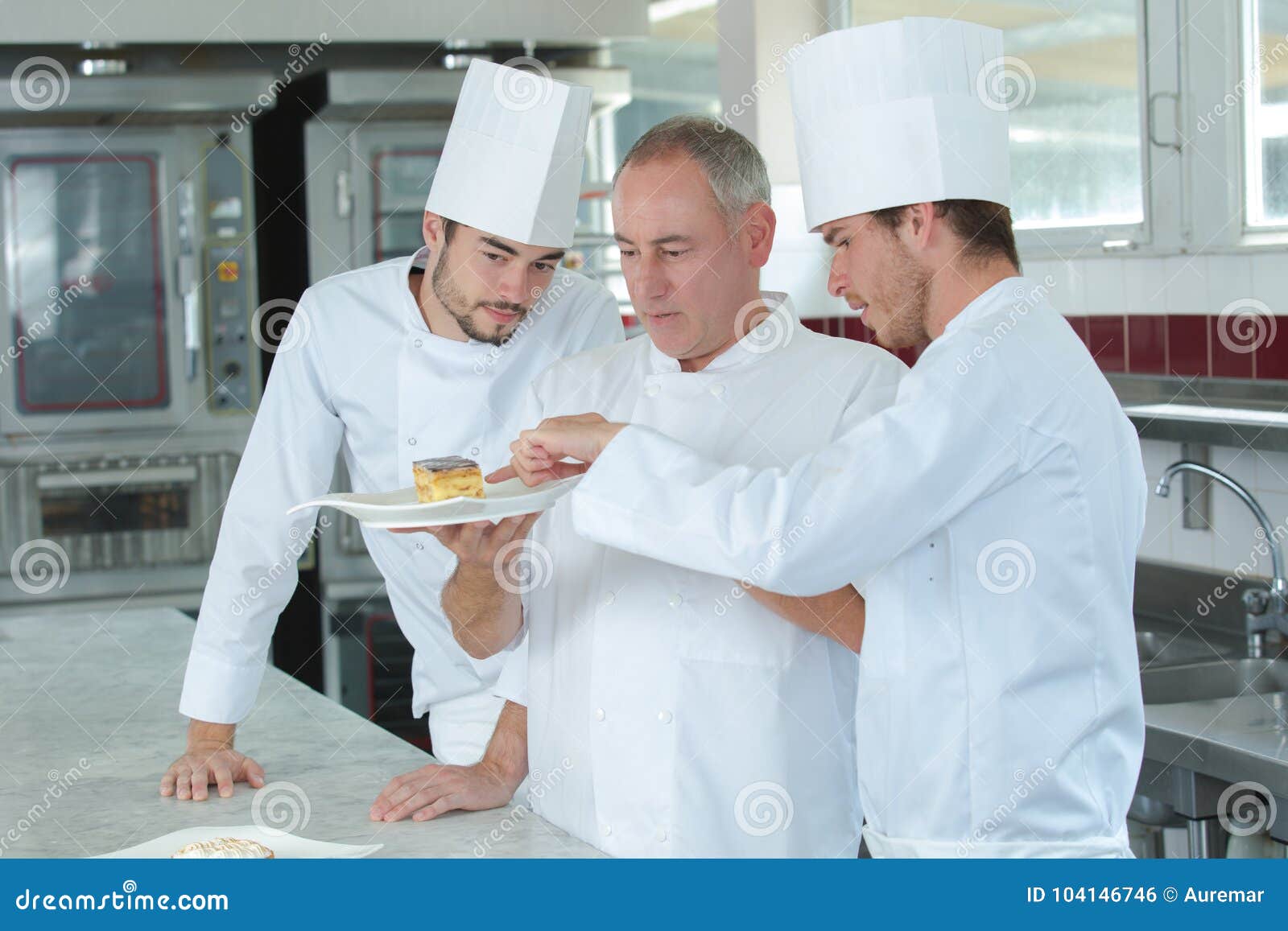Future Chefs Observing Presentation Food Stock Photo - Image of ...