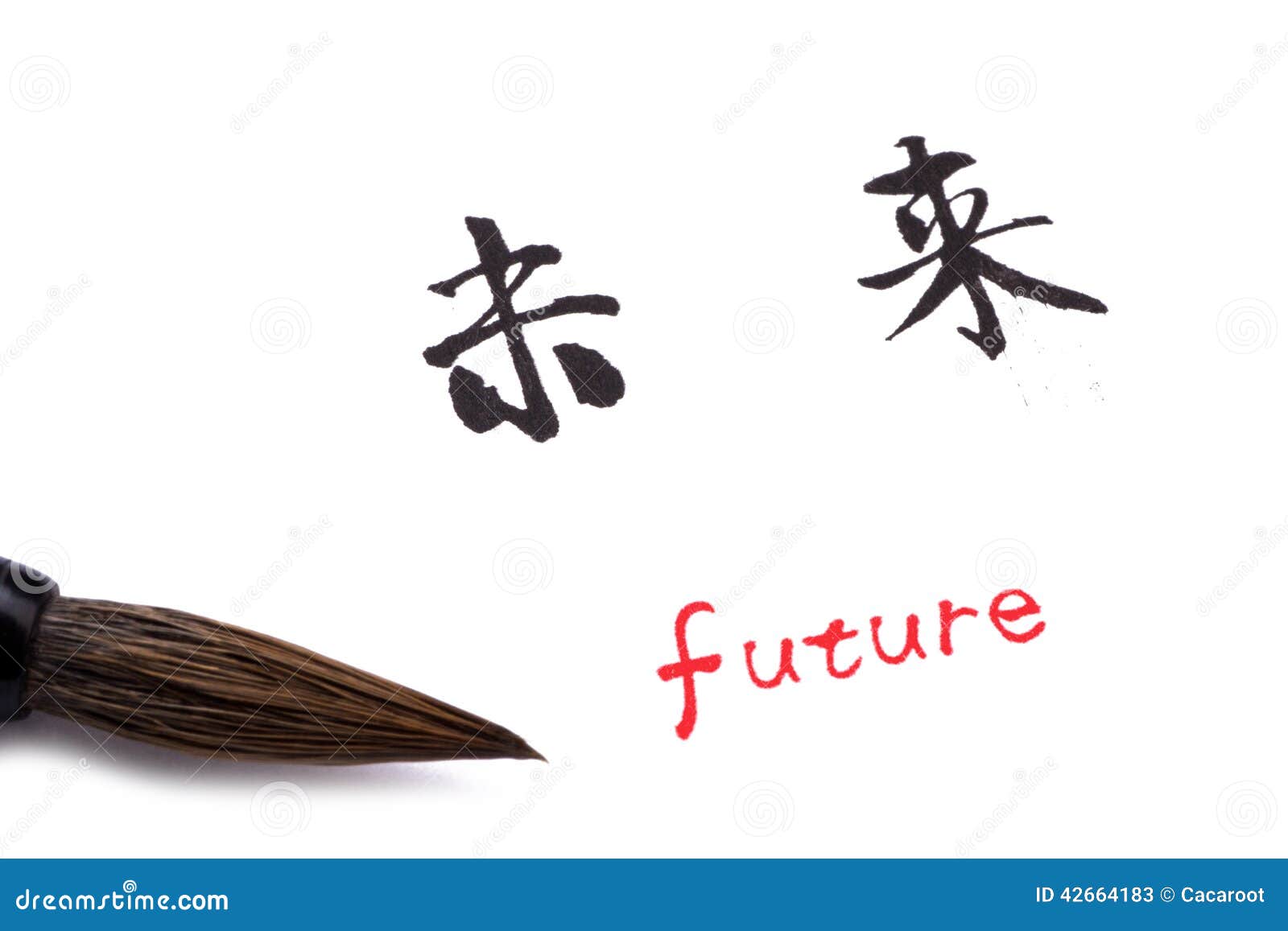 Future in Chinese stock image. Image of culture, future - 42664183