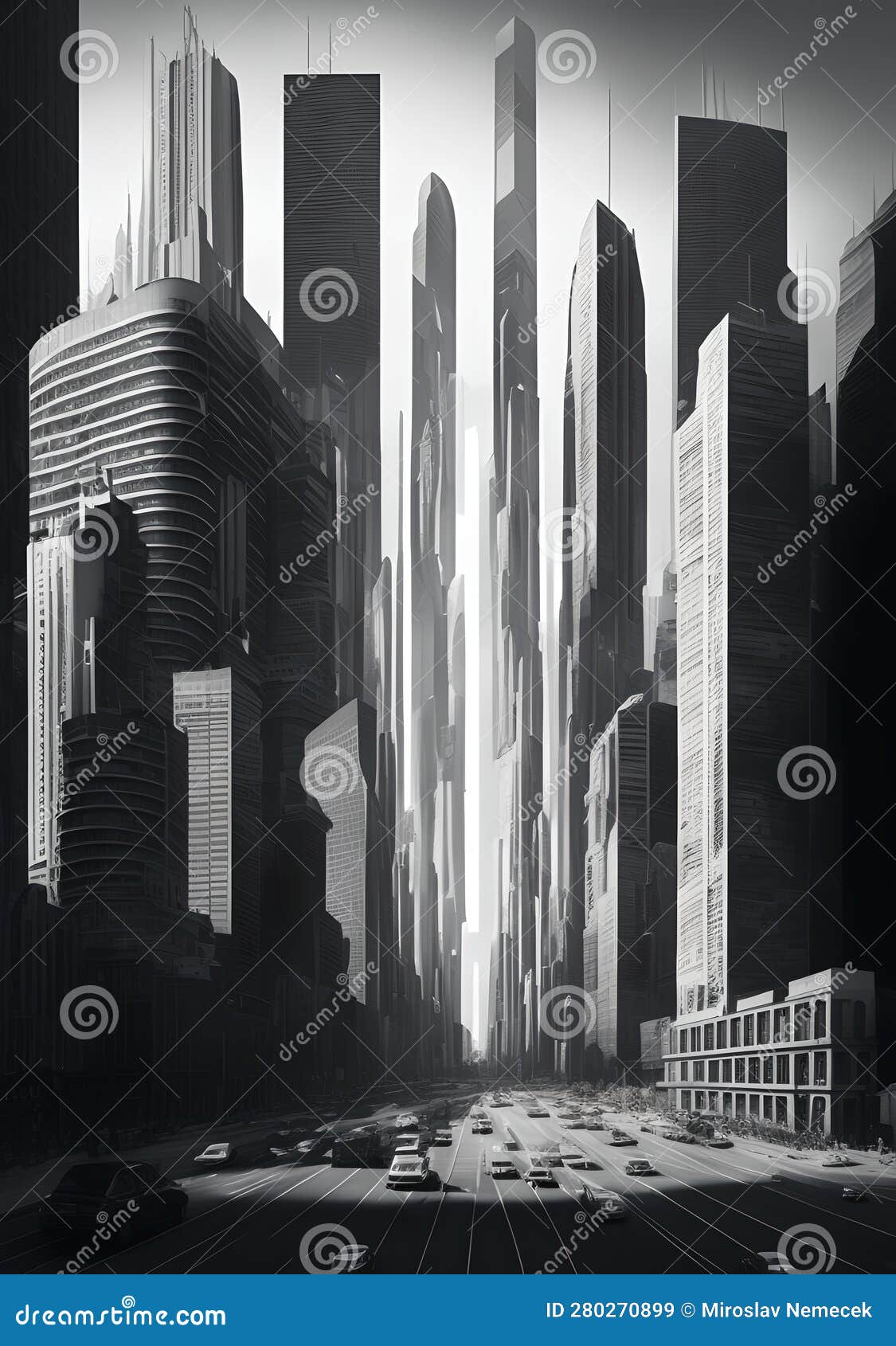 The Future Of Cities: A Tunnel To A Beautiful Landscape Royalty-Free ...