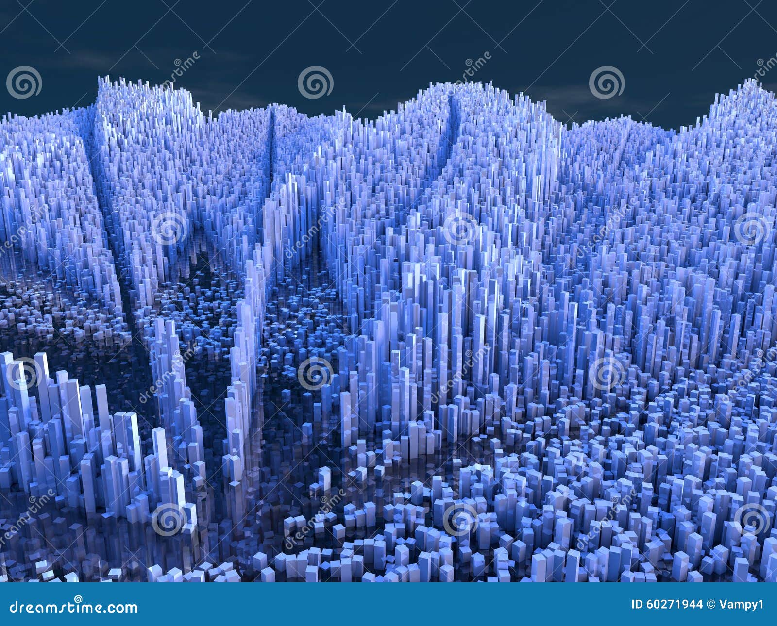 Future Cities, Skyscrapers, Science Fiction Stock Illustration ...