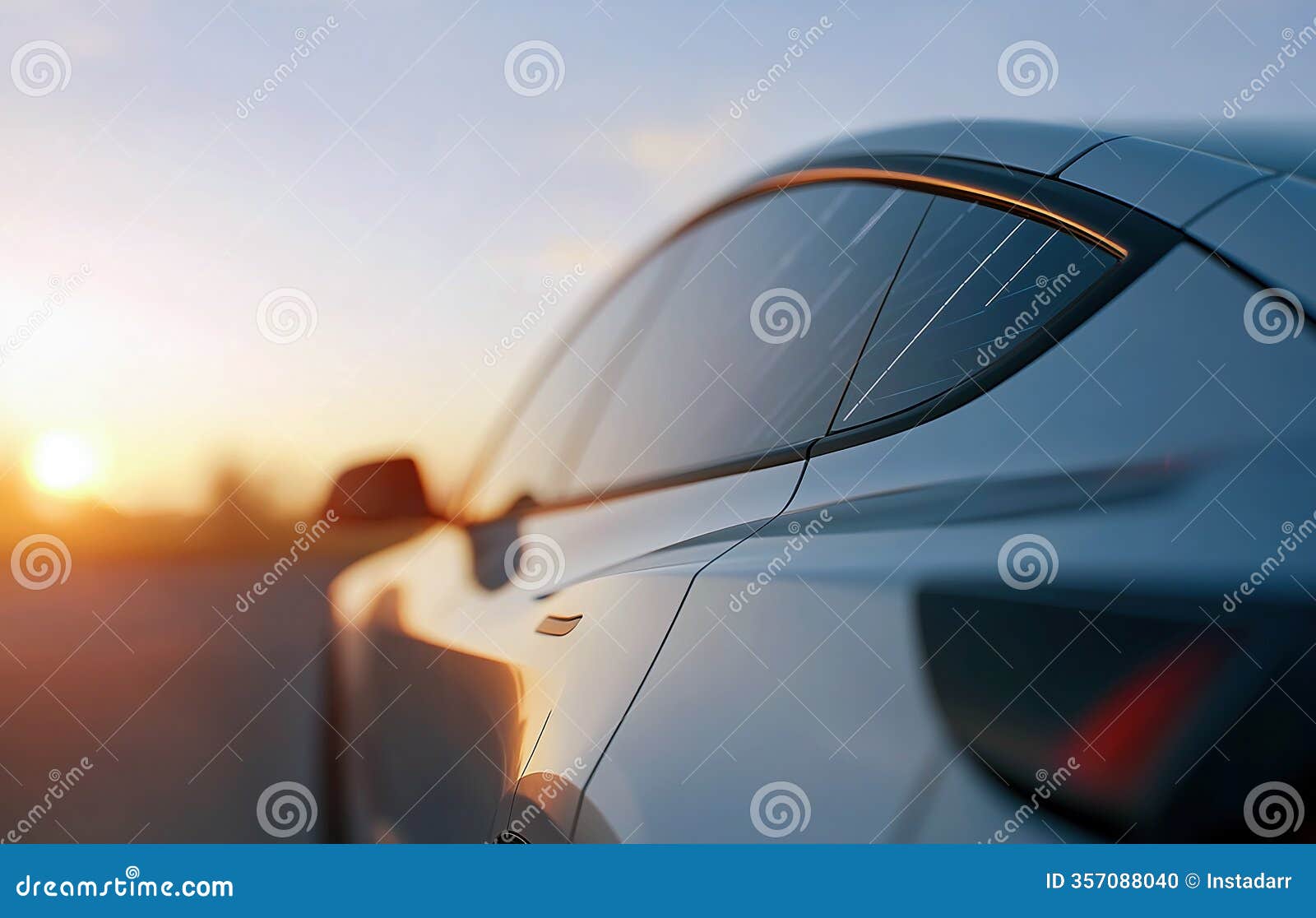 Future Clean Energy Concept, Self Charging Car with New Design Solar ...