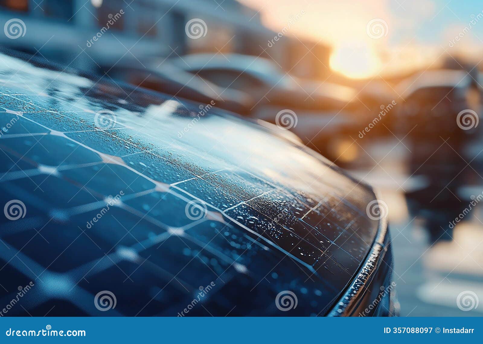 Future Clean Energy Concept, Self Charging Car with New Design Solar ...