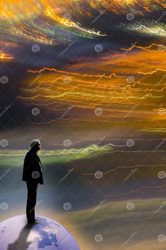 Future is coming stock image. Image of silhouette, future - 1781331