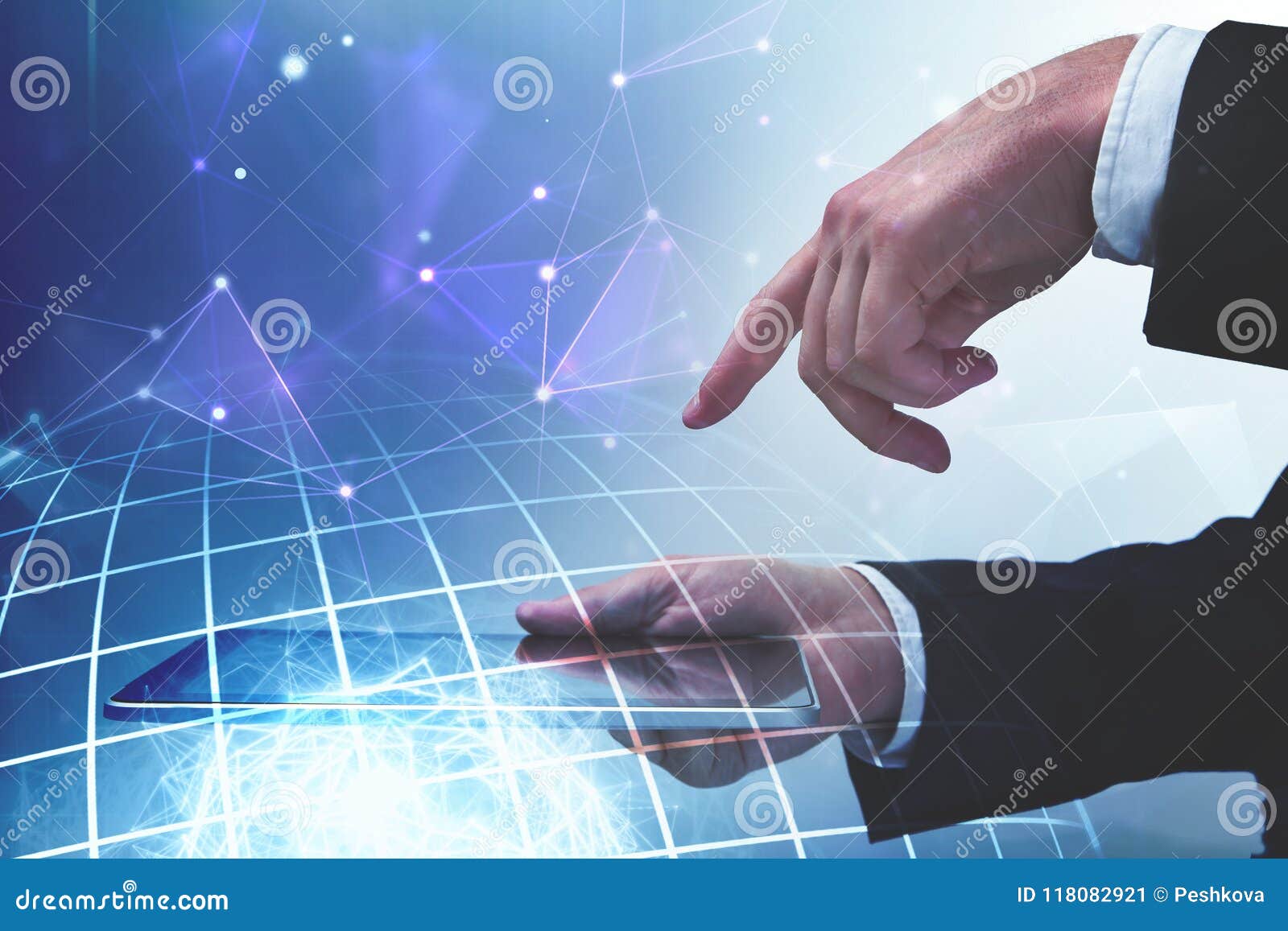 Future, Communication and Broadcast Concept Stock Image - Image of ...