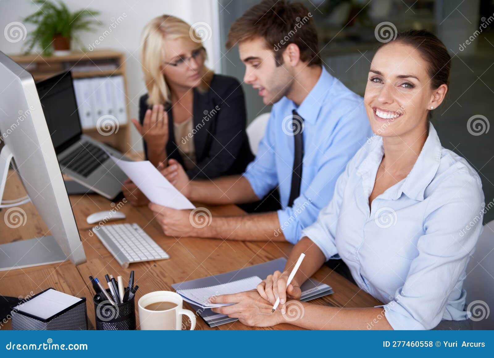 They are the Future of this Company. Three Young Professionals Working ...