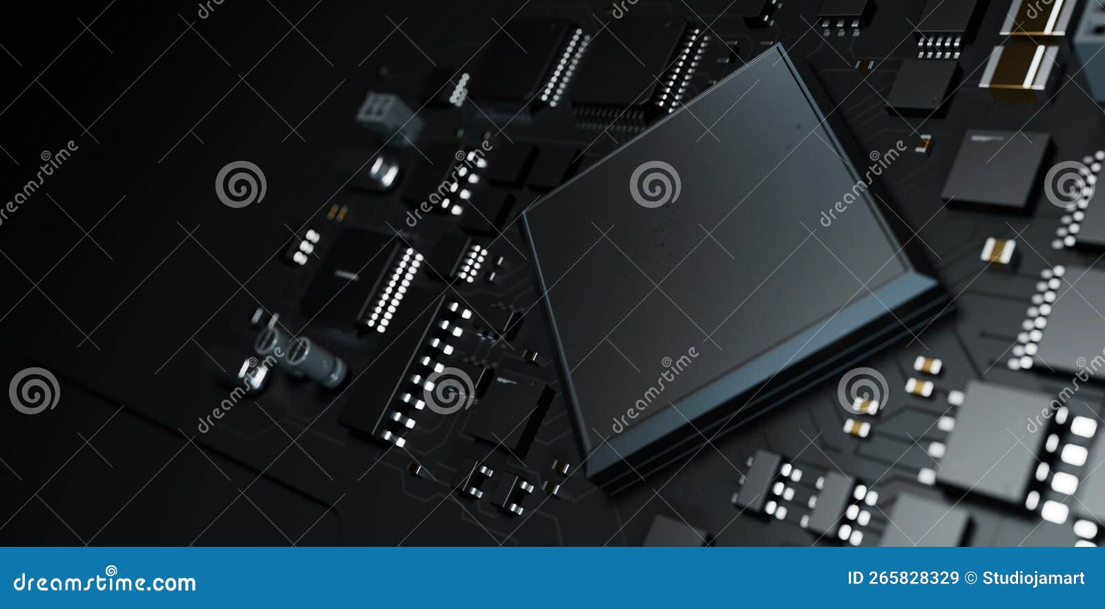 Future Computer Technology . Stock Illustration - Illustration of ...