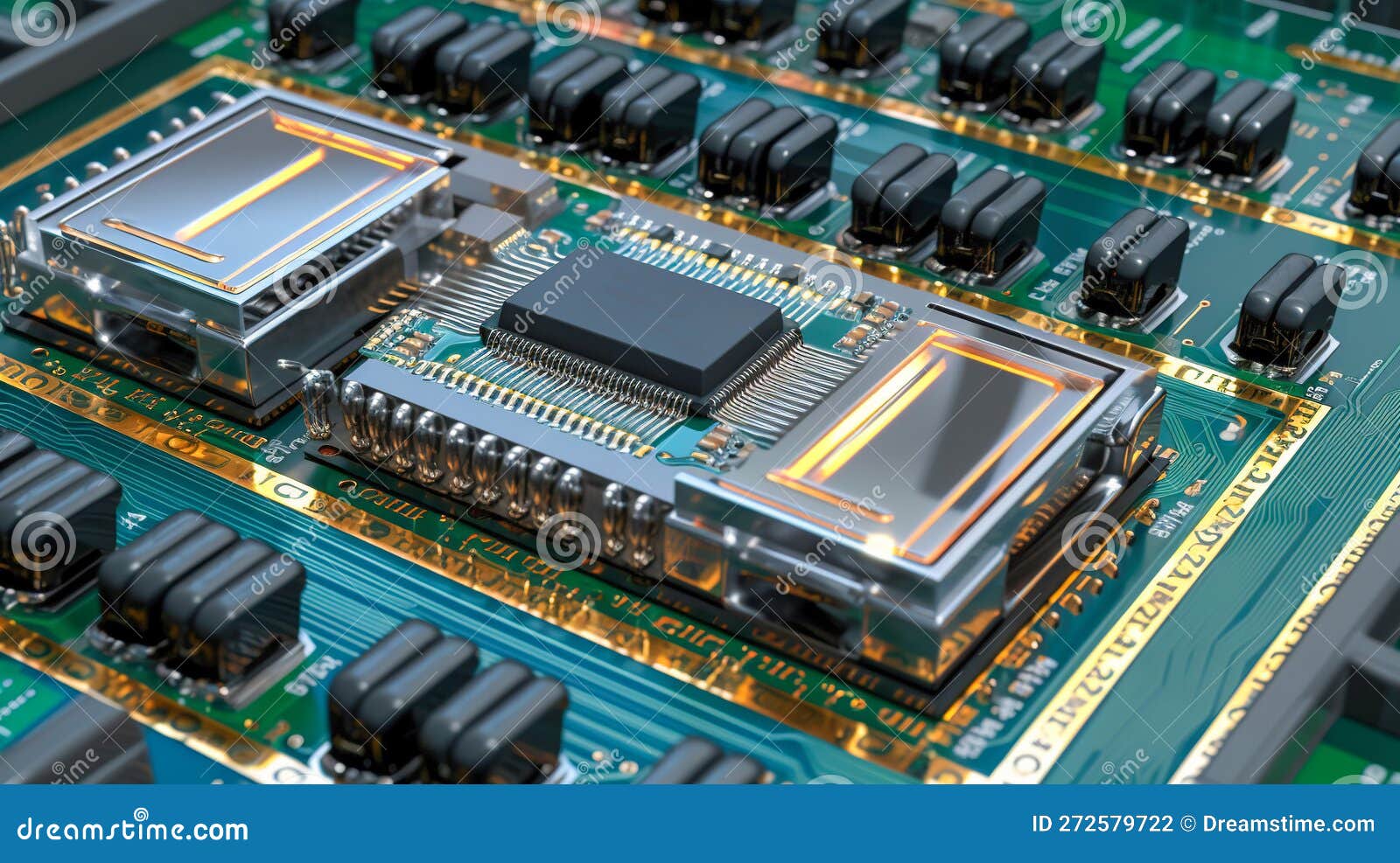 The Future of Computing, High-Tech Motherboard and Futuristic Chips ...