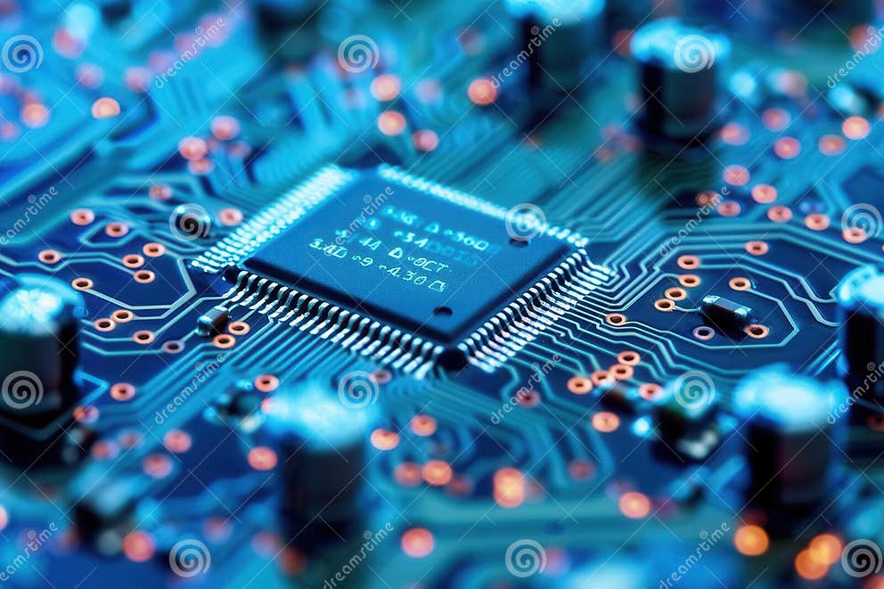 Future of Computing and Programming. Abstract Technology Concept Stock Illustration ...