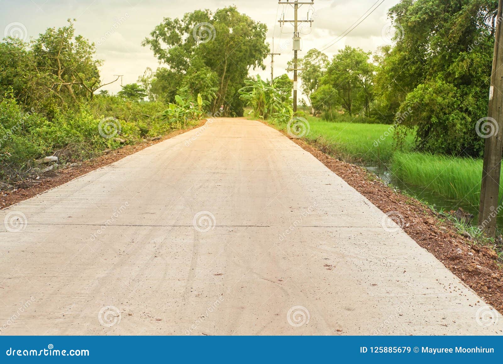 Concept - Long Road To Bright Future Stock Image - Image of long ...