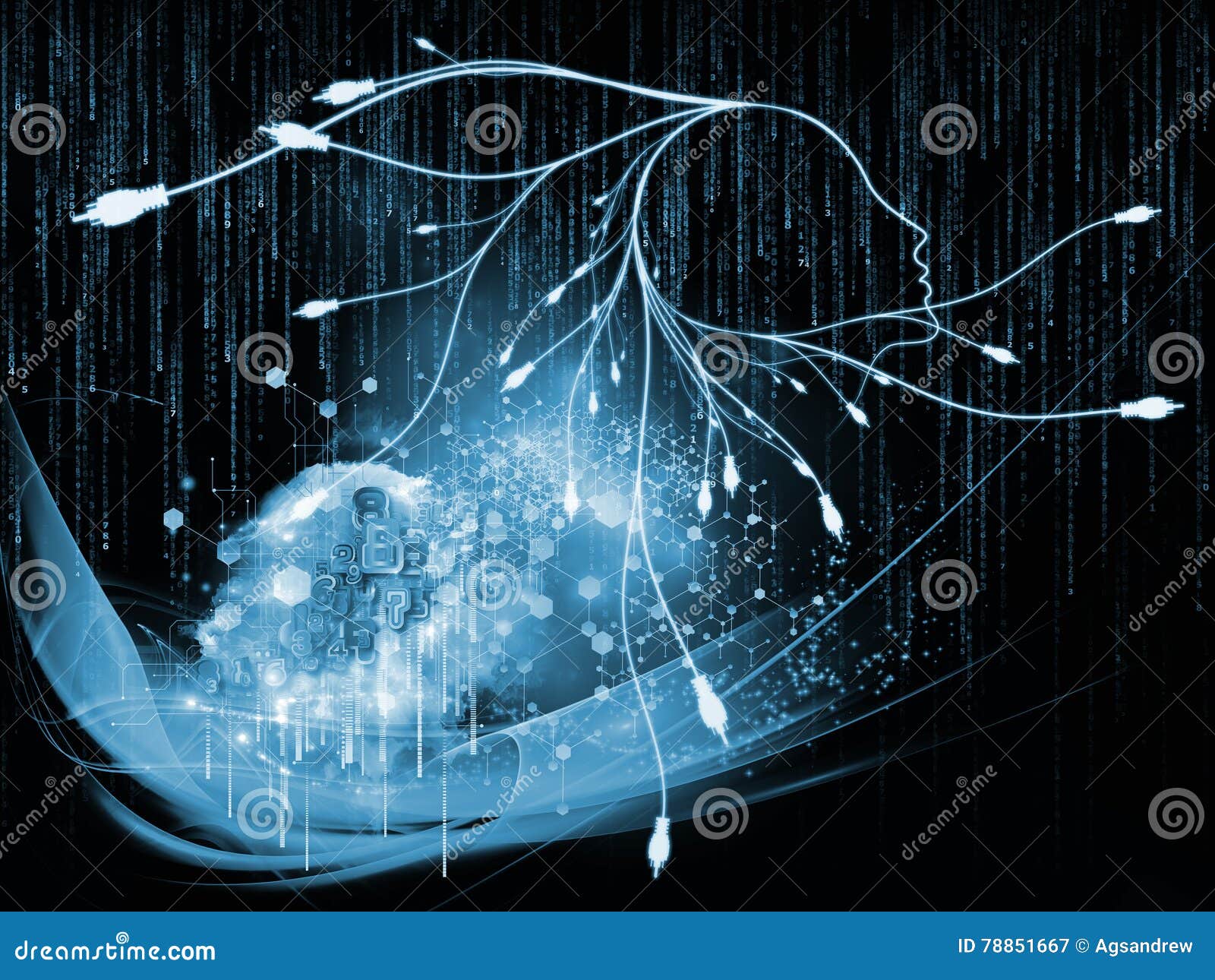 Future of Connection stock illustration. Illustration of motion - 78851667