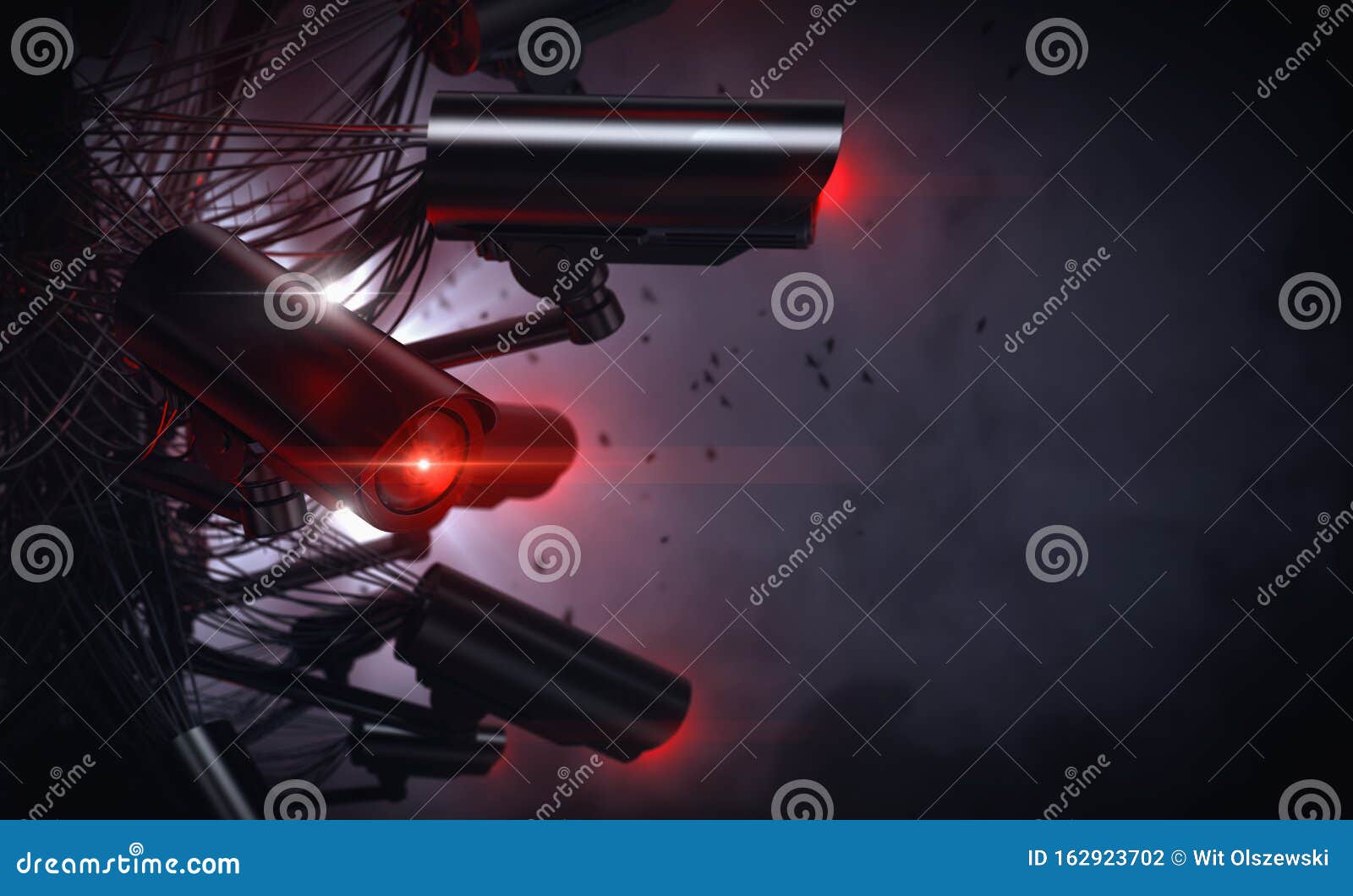 Future with Constant Surveillance and Social Credit System Concept ...