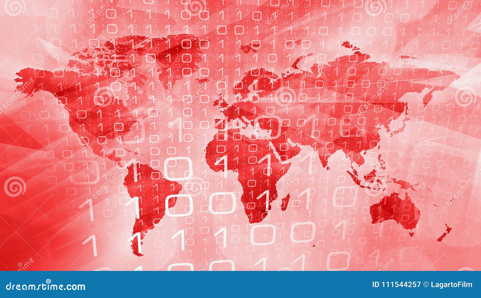 Future Cyber Warfare World Problem Stock Illustration - Illustration of ...