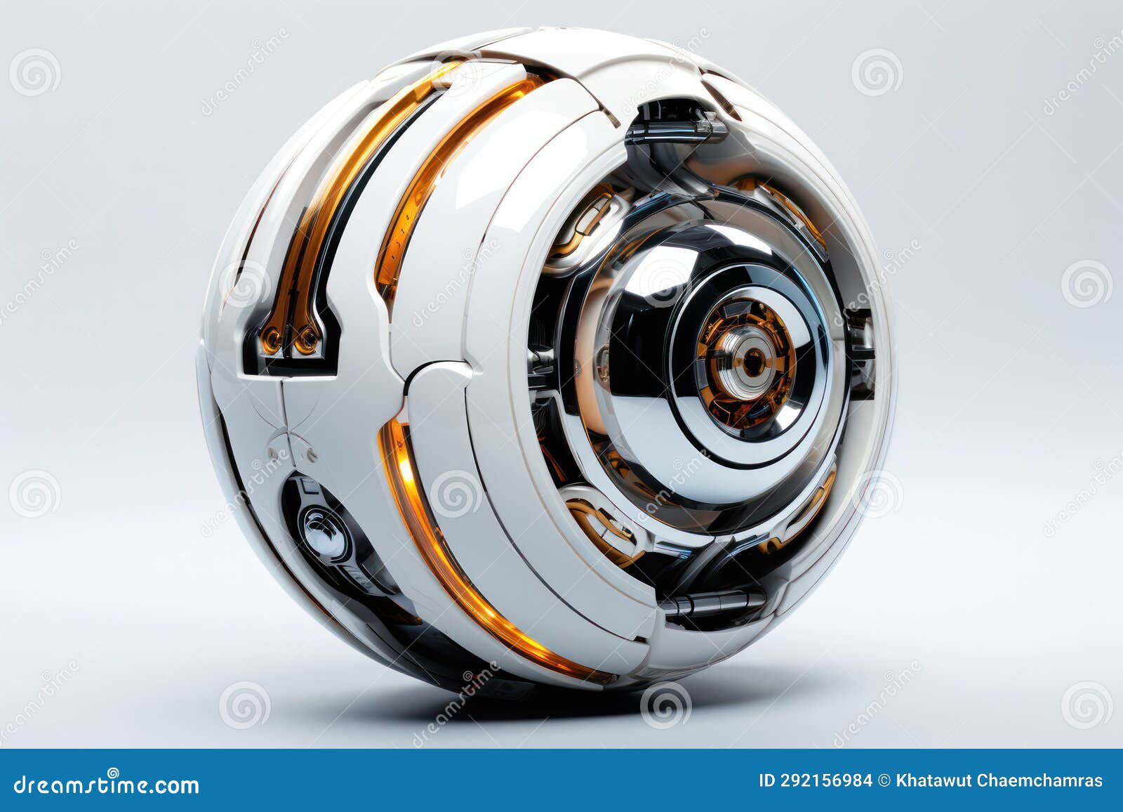 From the Future: 3D Rendering of a Futuristic Object, a Glimpse into ...