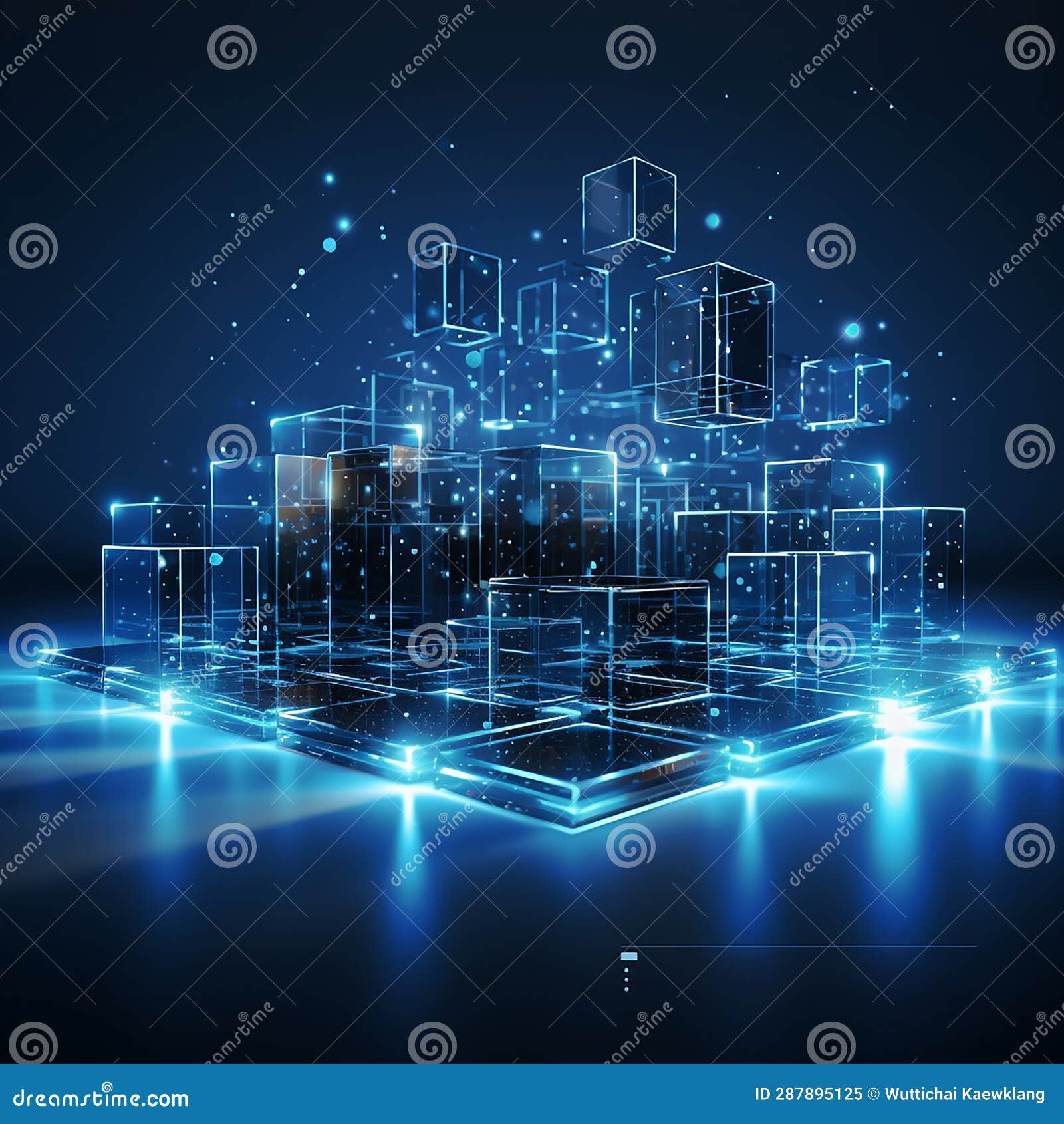 Future Data Transfer Futuristic Technology Background Abstact Hyper ...