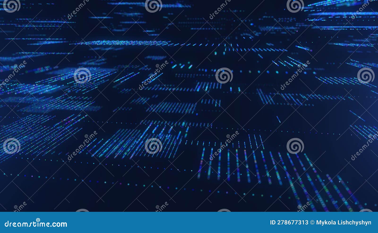 Future Digital Cyberspace. Sorting and Analysis Digital Data. Technology Matrix Algorithm ...