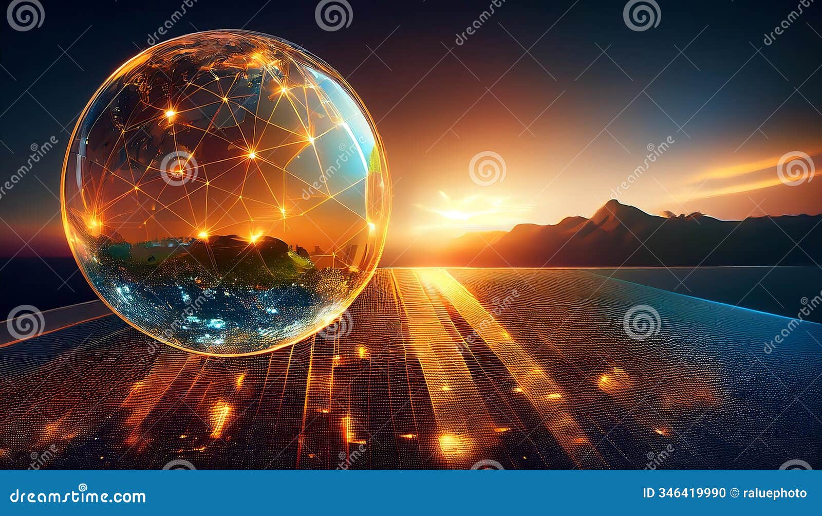 Future Digital Innovation Technology Concept Icon and Global Warming ... Future Digital Innovation Technology Concept Icon and Global Warming ...