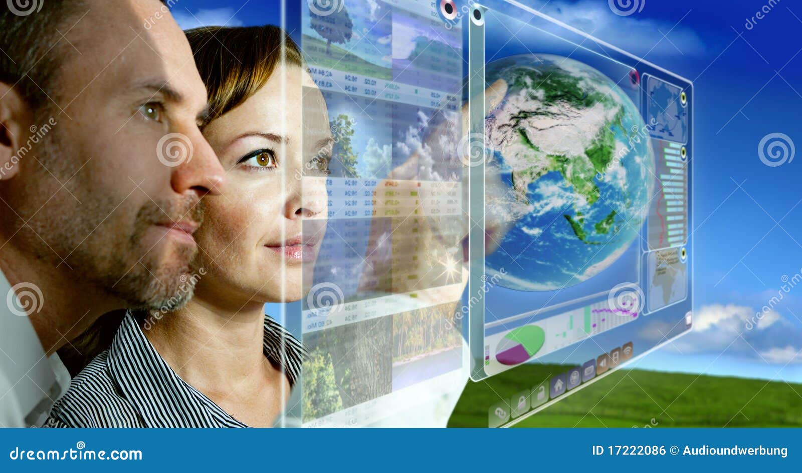 Future Display 3D stock photo. Image of monitor, creativity - 17222086