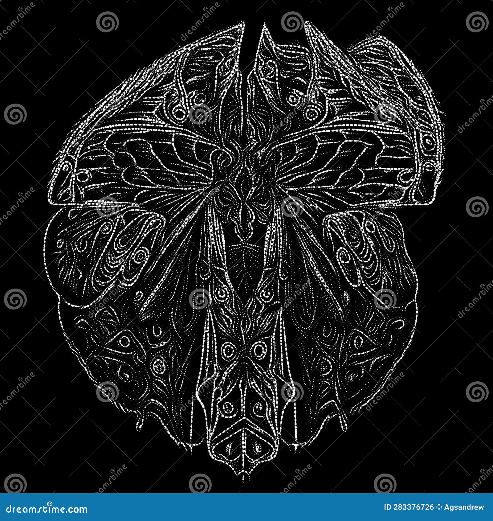 Future of Dot Art stock illustration. Illustration of pattern - 283376726