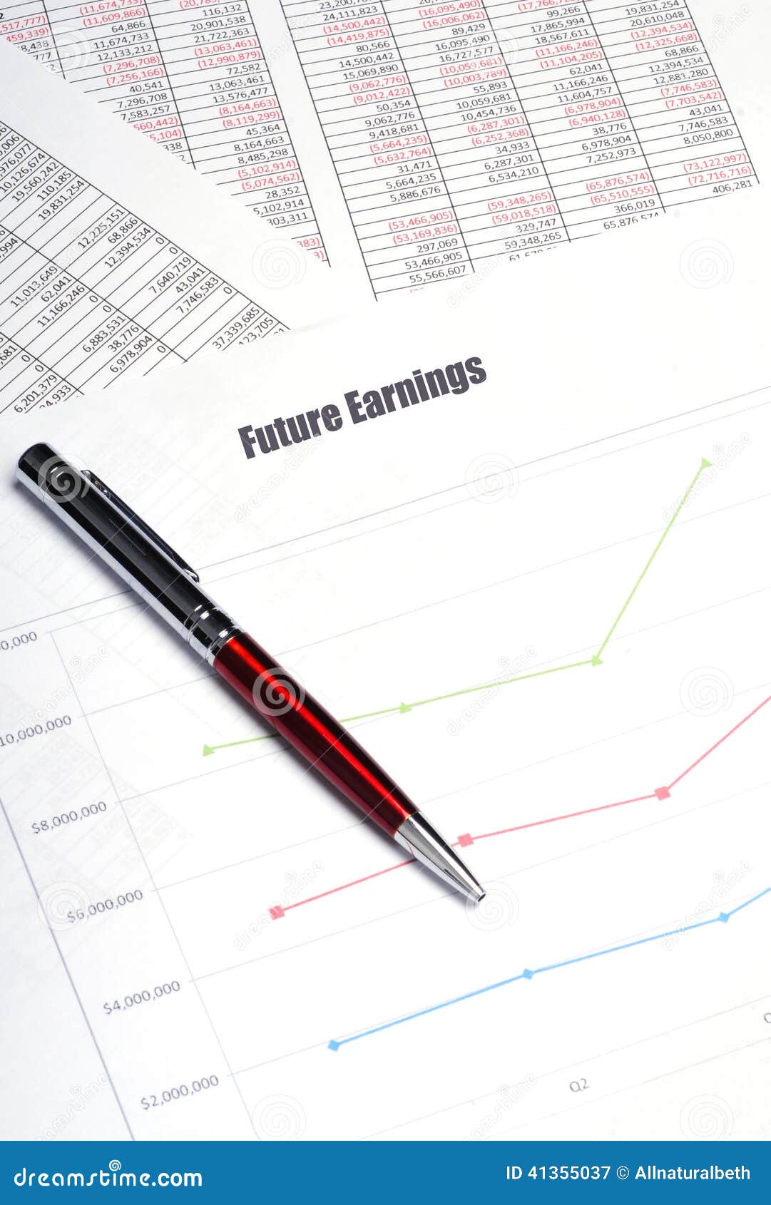 Future earnings report stock image. Image of finances - 41355037