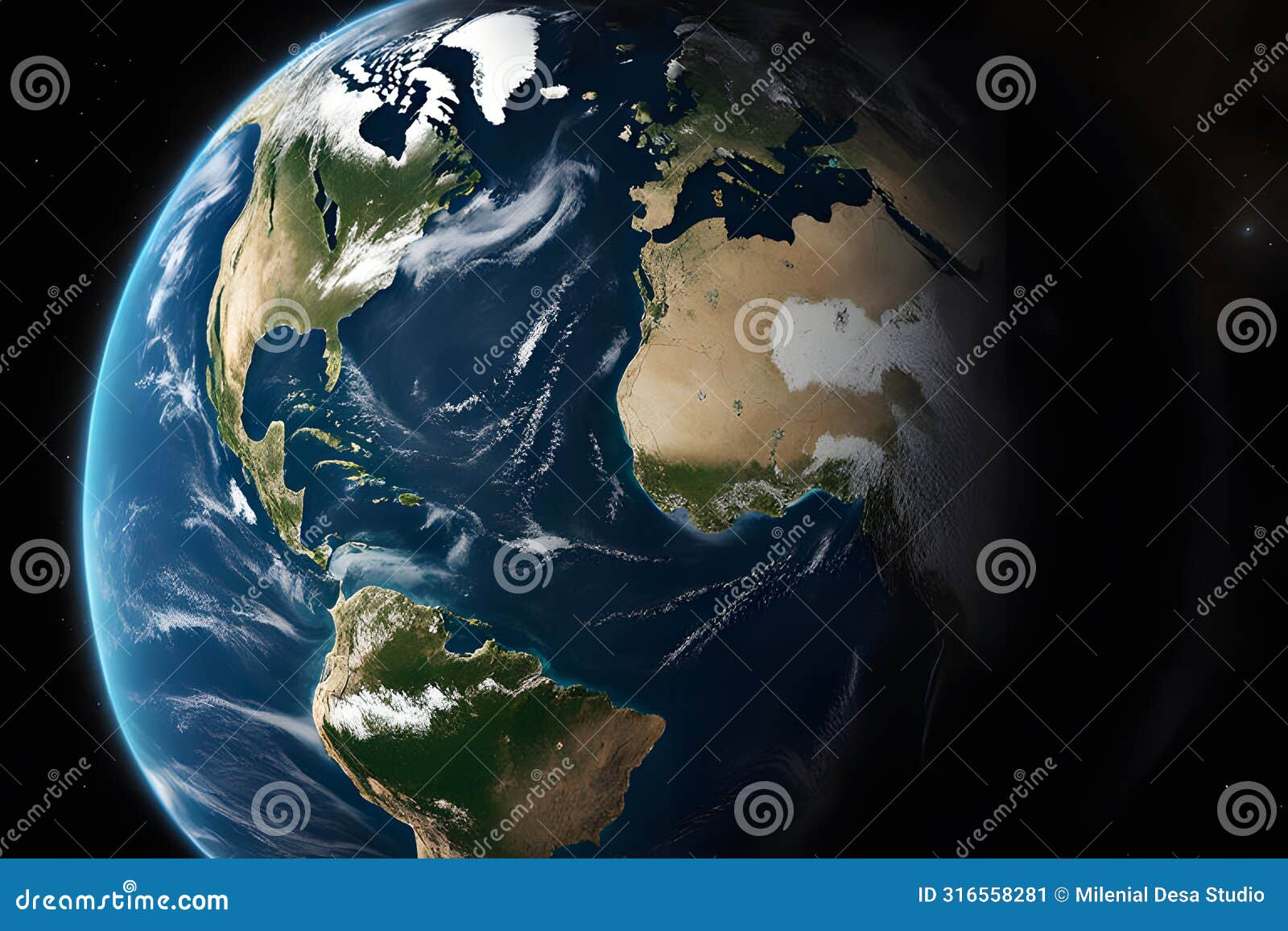 Future Earth Fantasy Illustration Stock Illustration - Illustration of ...