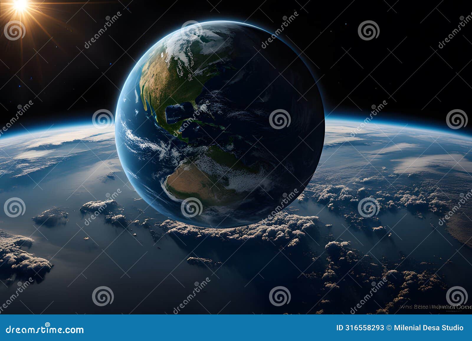 Future Earth Fantasy Illustration Stock Illustration - Illustration of ...