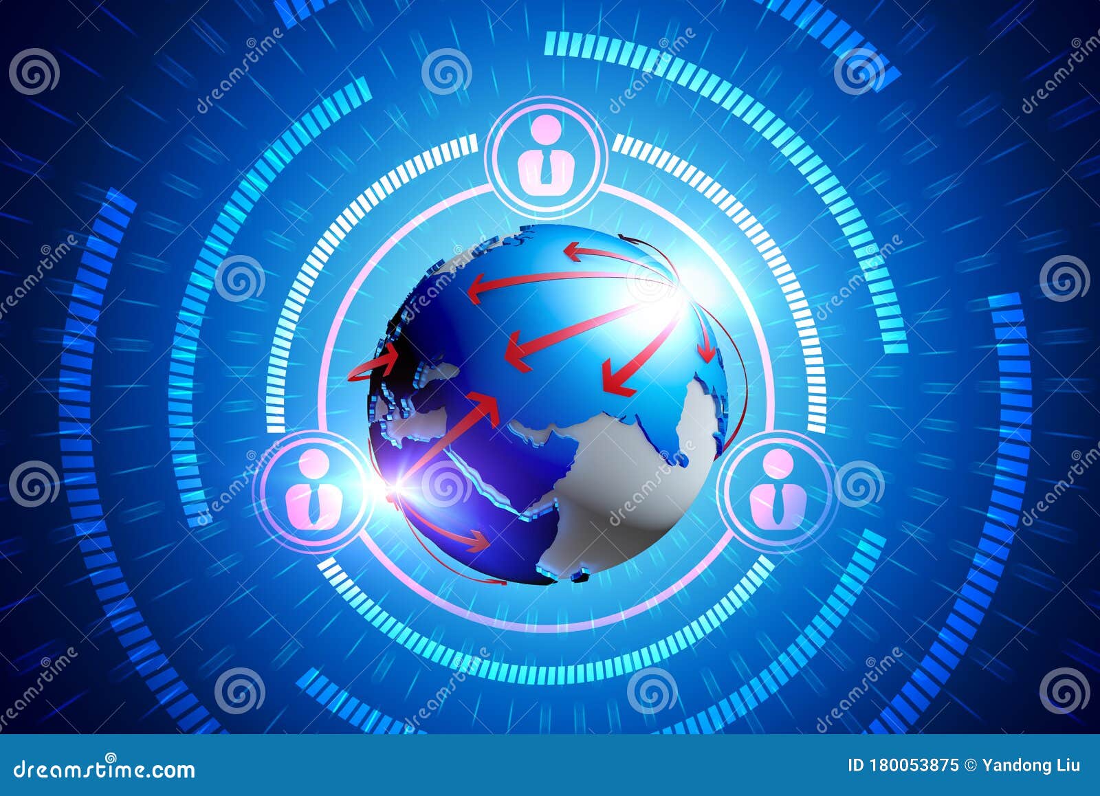 Future Earth Technology, Earth Network Information Transmission Stock ...