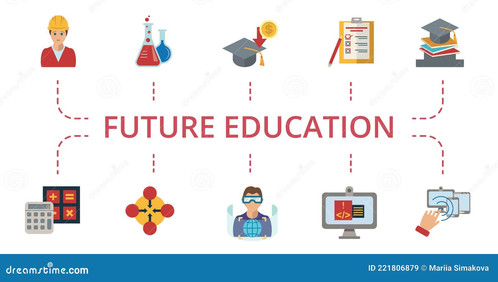 Future Education Icon Set. Contains Editable Icons Stem Education Theme ...