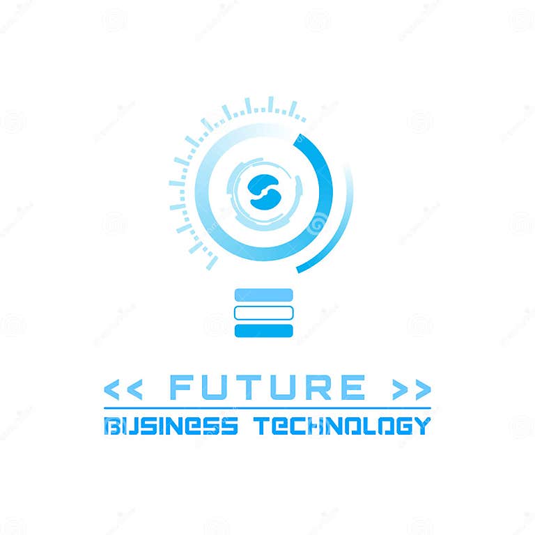 Future Element Icons, Business Logo Bulb, Vector Technology Stock ...