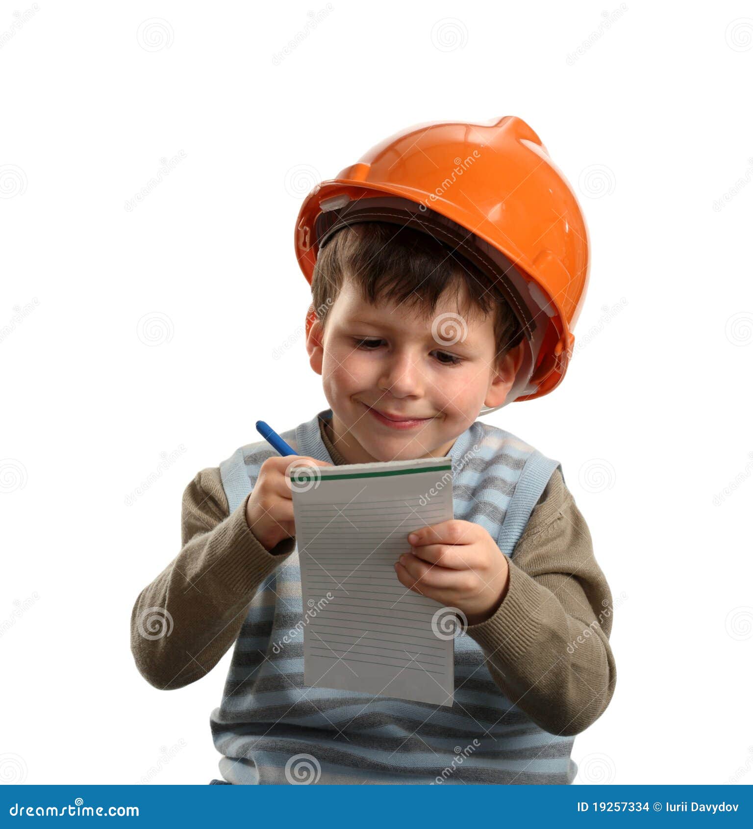 Future Engineer Writing on Note Stock Photo - Image of pretty, handsome ...