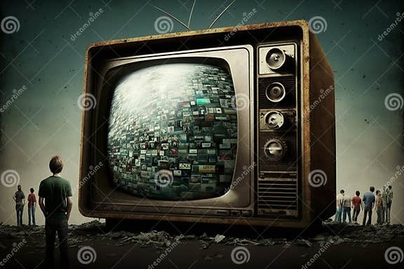 The Future of Entertainment and Media Technology Concept. Ai Generated ...