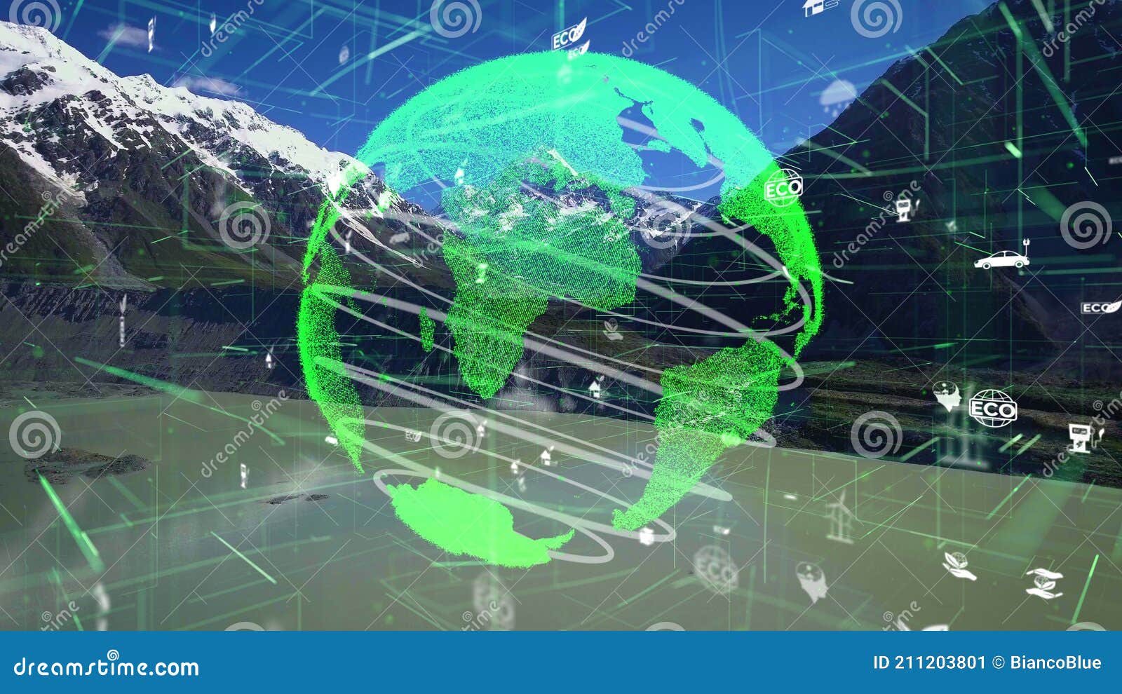 Future Environmental Conservation and Sustainable ESG Modernizat Stock ...