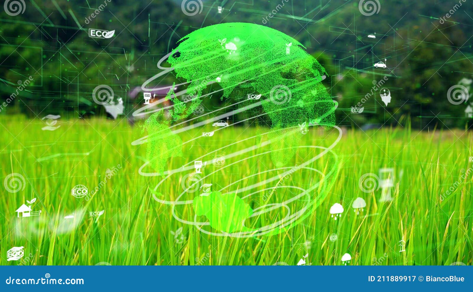 Future Environmental Conservation and Sustainable ESG Modernizat Stock ...