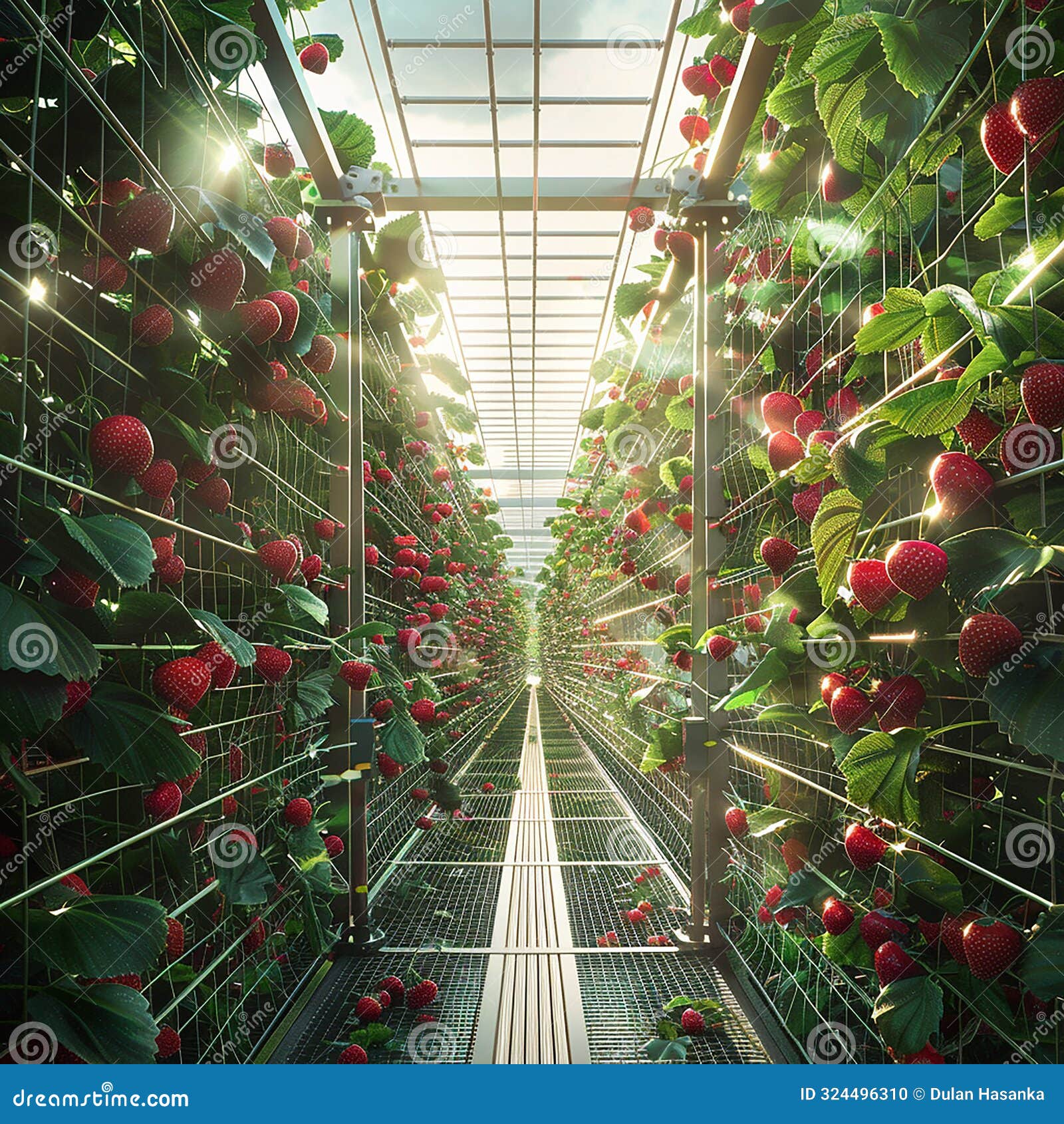 Future Farming Technology stock illustration. Illustration of automated ...