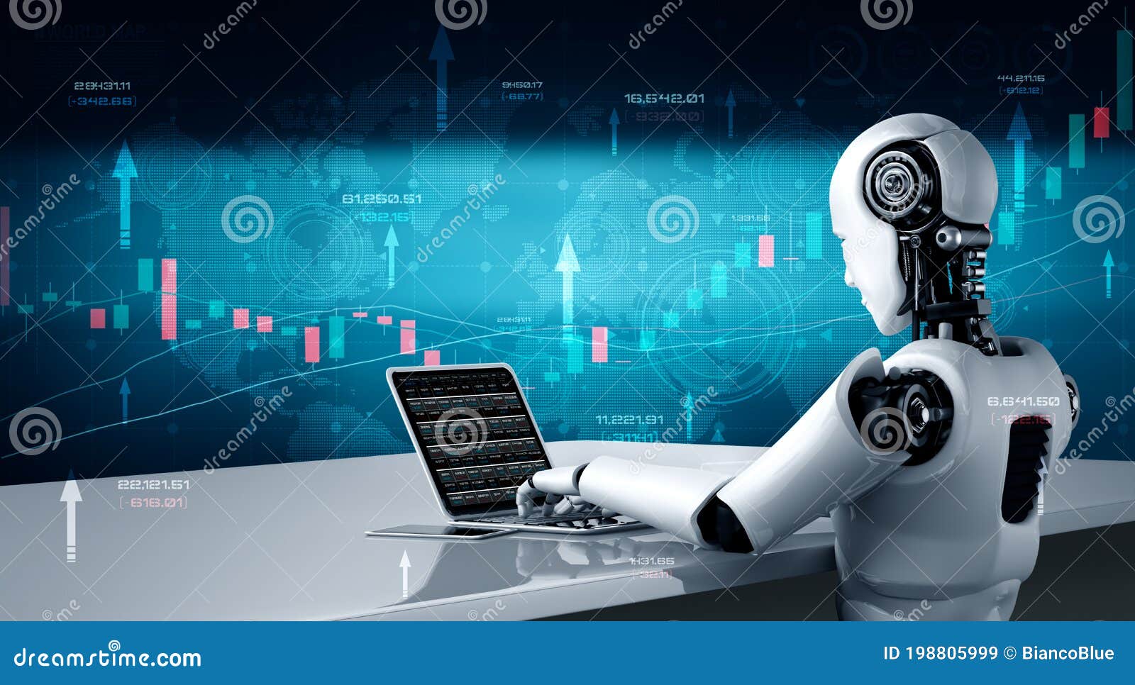 Future Financial Technology Controlled by AI Robot Using Machine ...