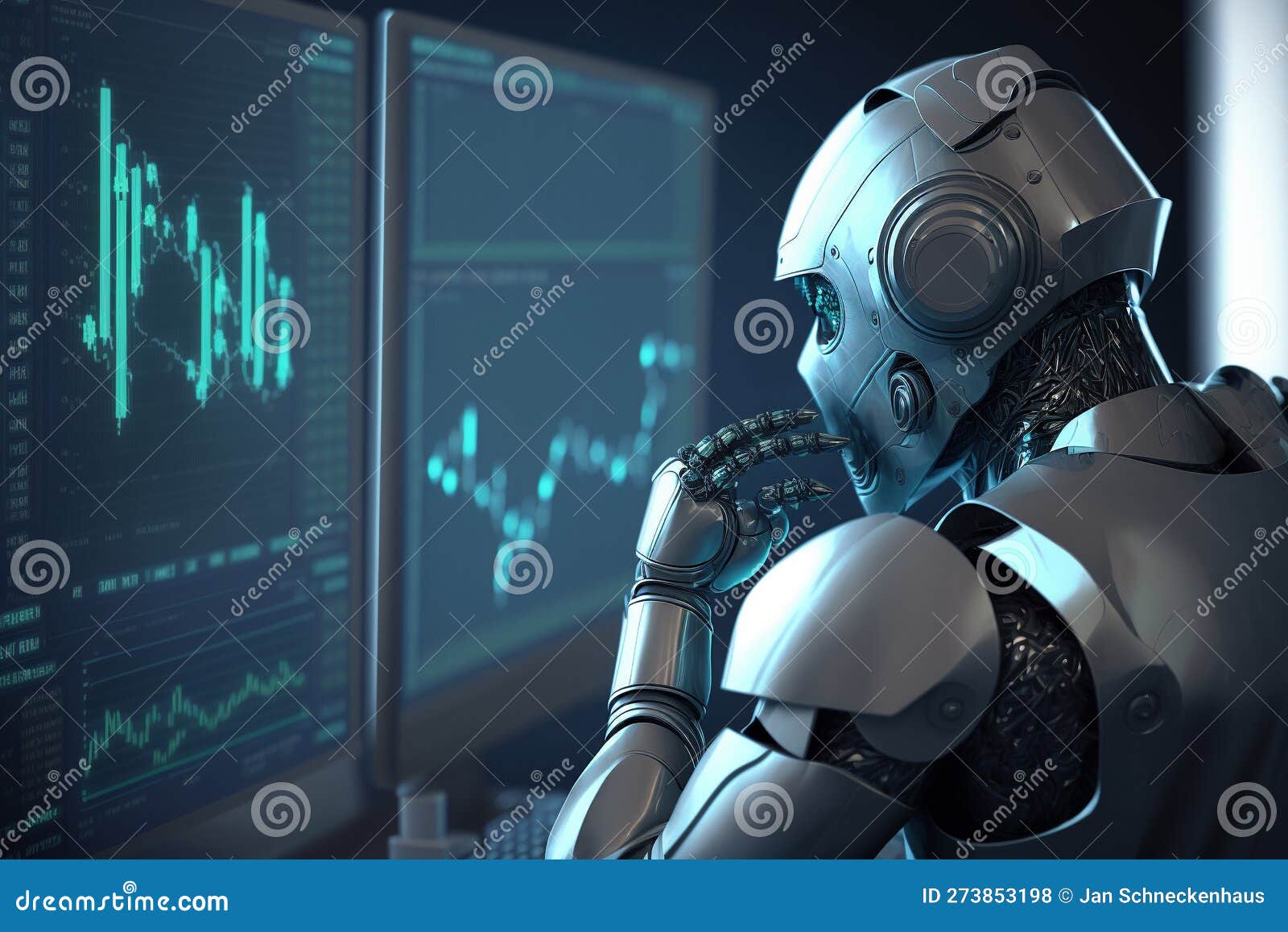 Future Financial Technology Controlled by AI Robot Using Machine ...