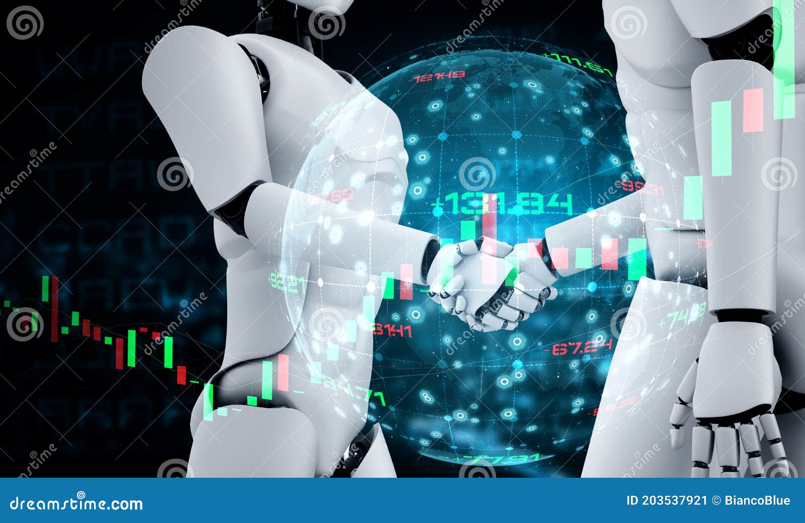 Future Financial Technology Controlled by AI Robot Using Machine ...