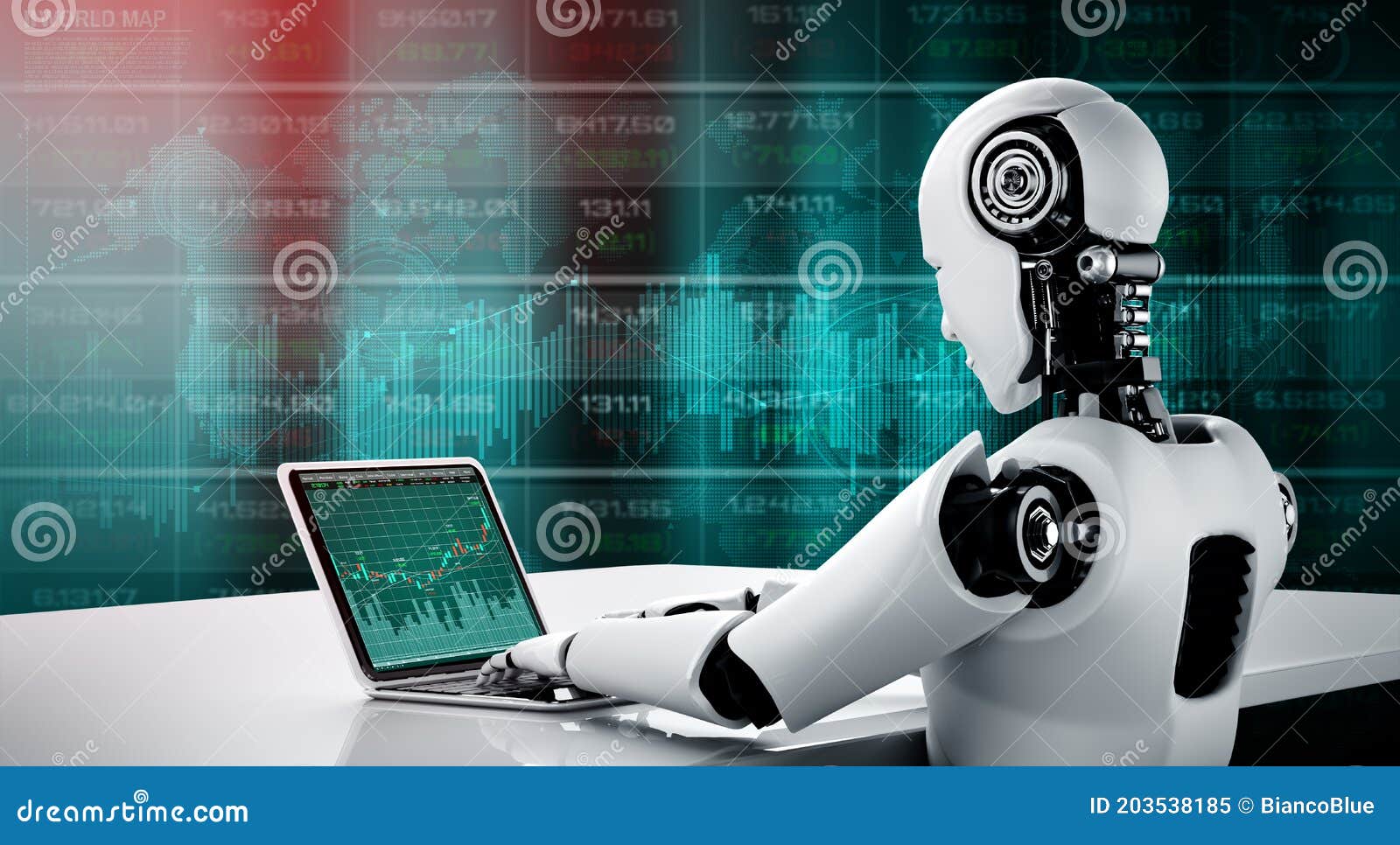 Future Financial Technology Controlled by AI Robot Using Machine ...